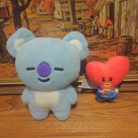 bt21 | Toys | Bt2 Plush Lot Koya Tata Bts Stuffed Animal Toy Suga Rm ...